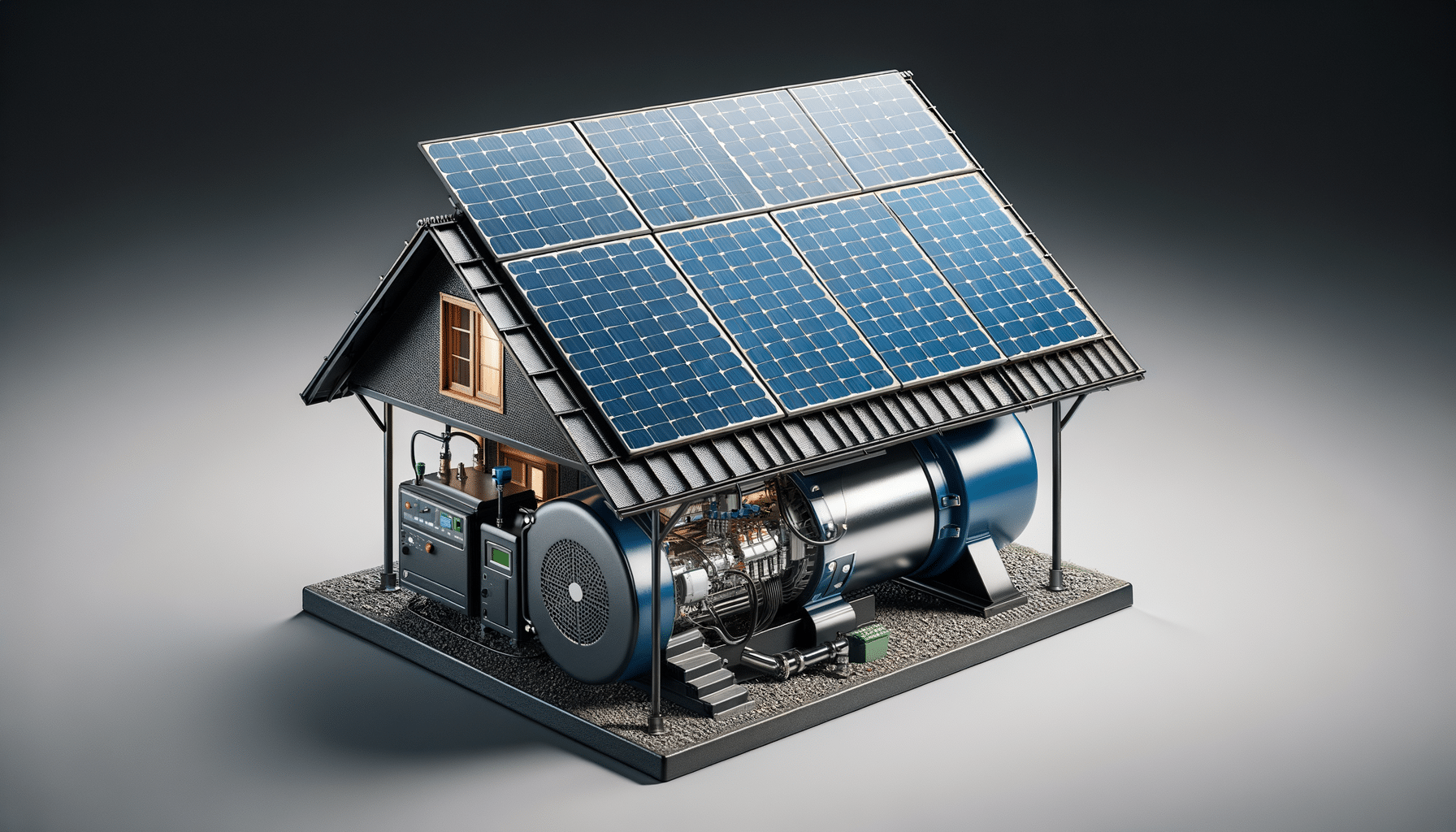 Générateur solaire pour maison - Efficacité Electrique